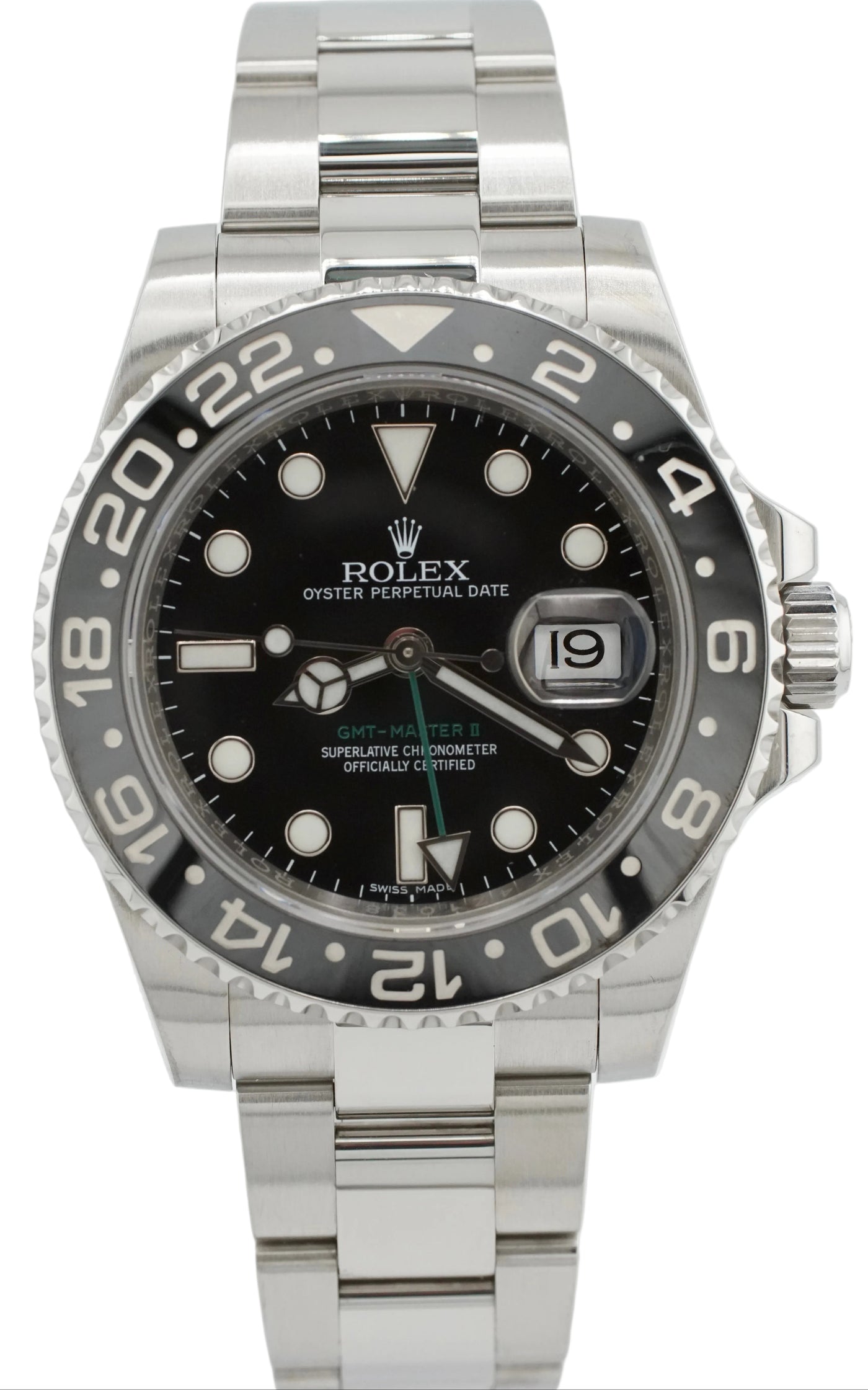 Rolex GMT Master "Green Arrow" 116710LN (2018 Box & Papers)