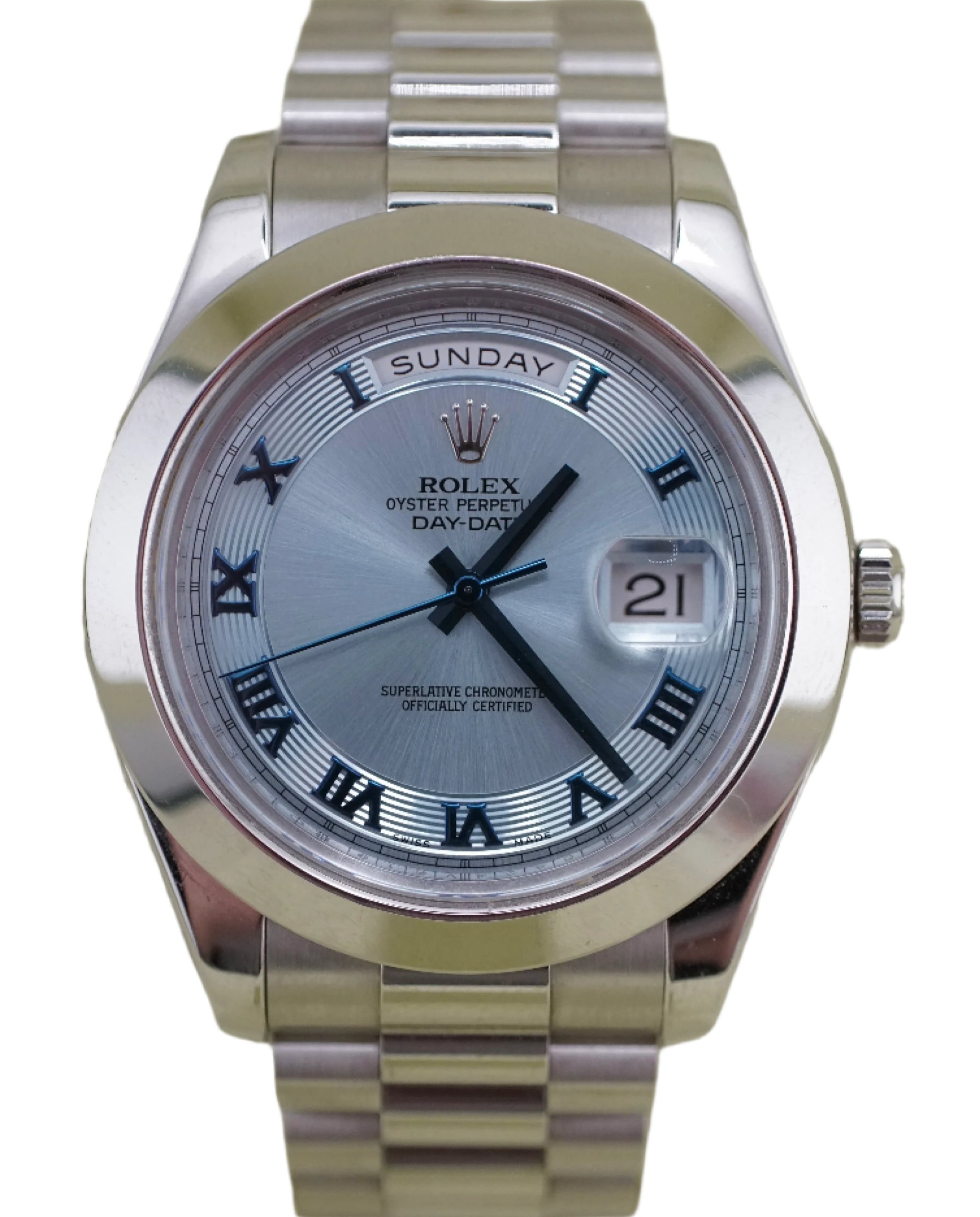 Rolex Day-date 41MM 218206 Platinum (Box & Papers)